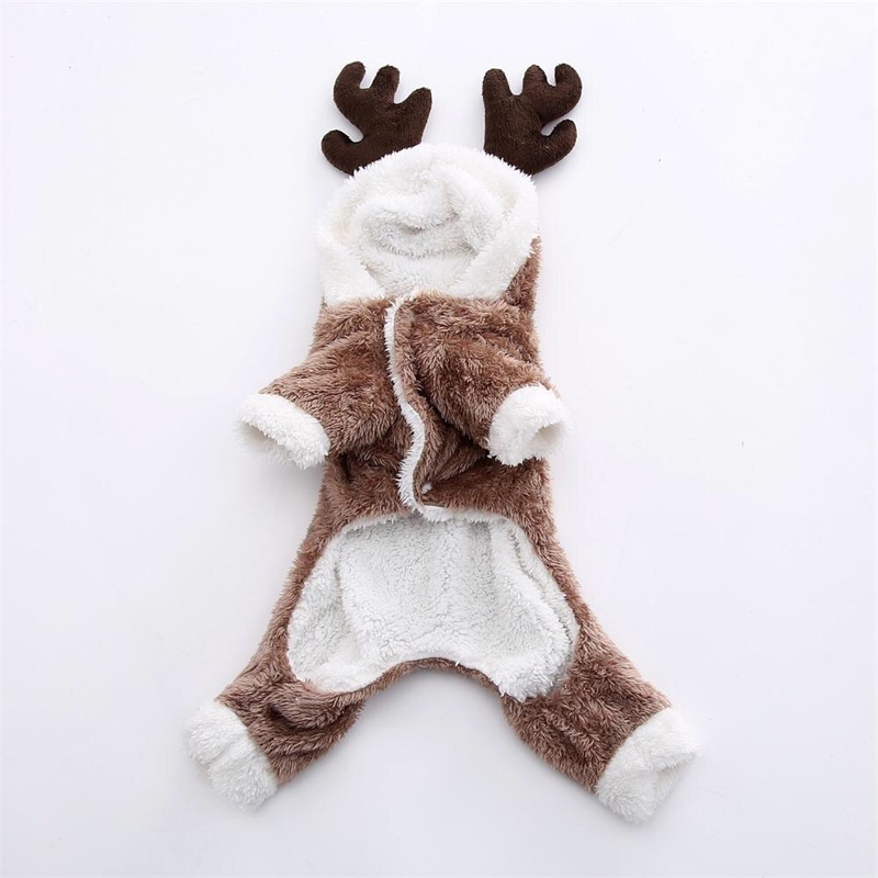 Winter Cat Clothes Warm Fleece Pet Costume For Small Cats Kitten ...