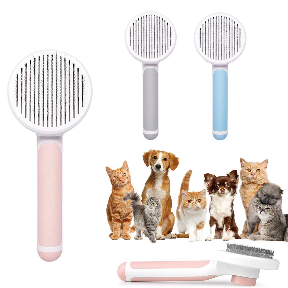 LOMBARD Pet Massage Dog Combs Shedding Pet Grooming Tools Cat Hair ...