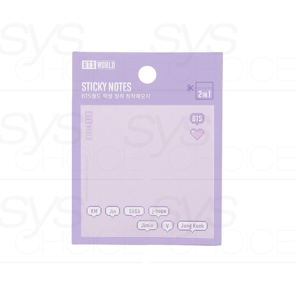 BTS WORLD Official MD Sticky Notes 4SET - syschoice.th - ThaiPick