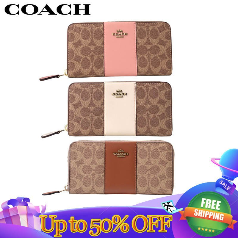 Coach????F31546กระเป๋าสตางค์หนังผู้หญิง / กระเป๋าสตางค์ใบยาว / กระเป๋า ...