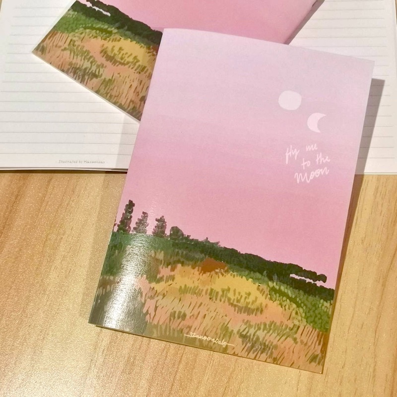 Notebook A5 Fly me to the moon - dalia_99 - ThaiPick