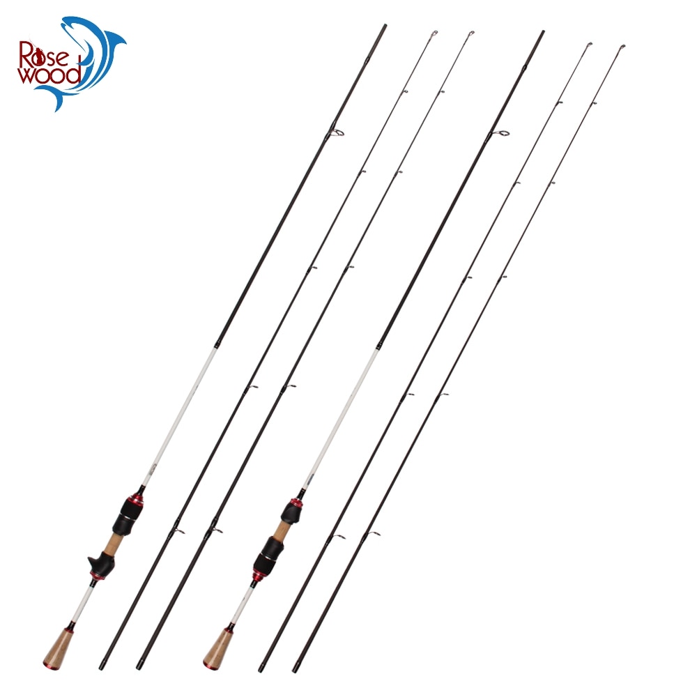 RoseWood 2.1m UL Trout Rods 2 Tips Carbon Spinning Fishing Pole Soft ...