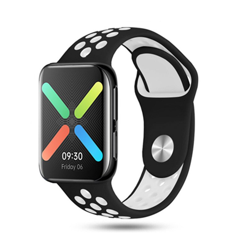 4ASN Colorful Soft Silicone Watch Strap For Oppo Watch 41mm46mm For ...