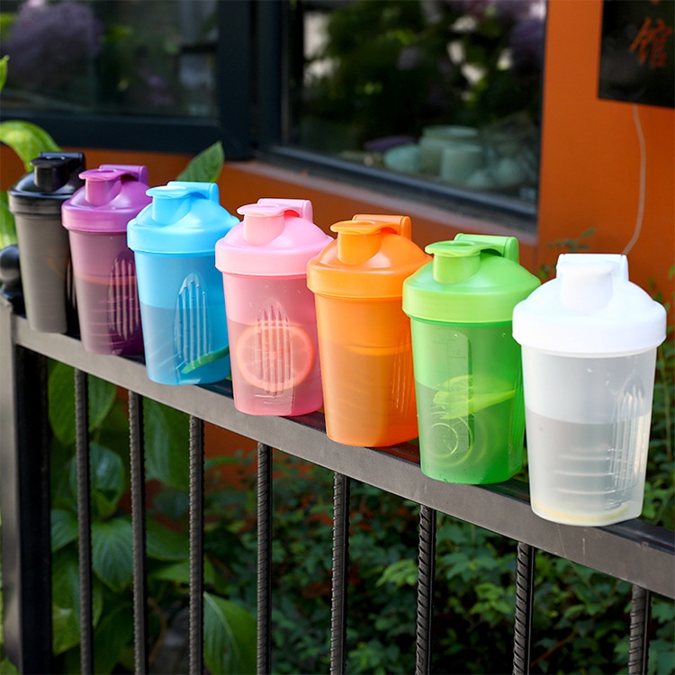 Shaker Bottle 400ml Water Cup Shaking Cup Protein Powder Cup Botol Air ...