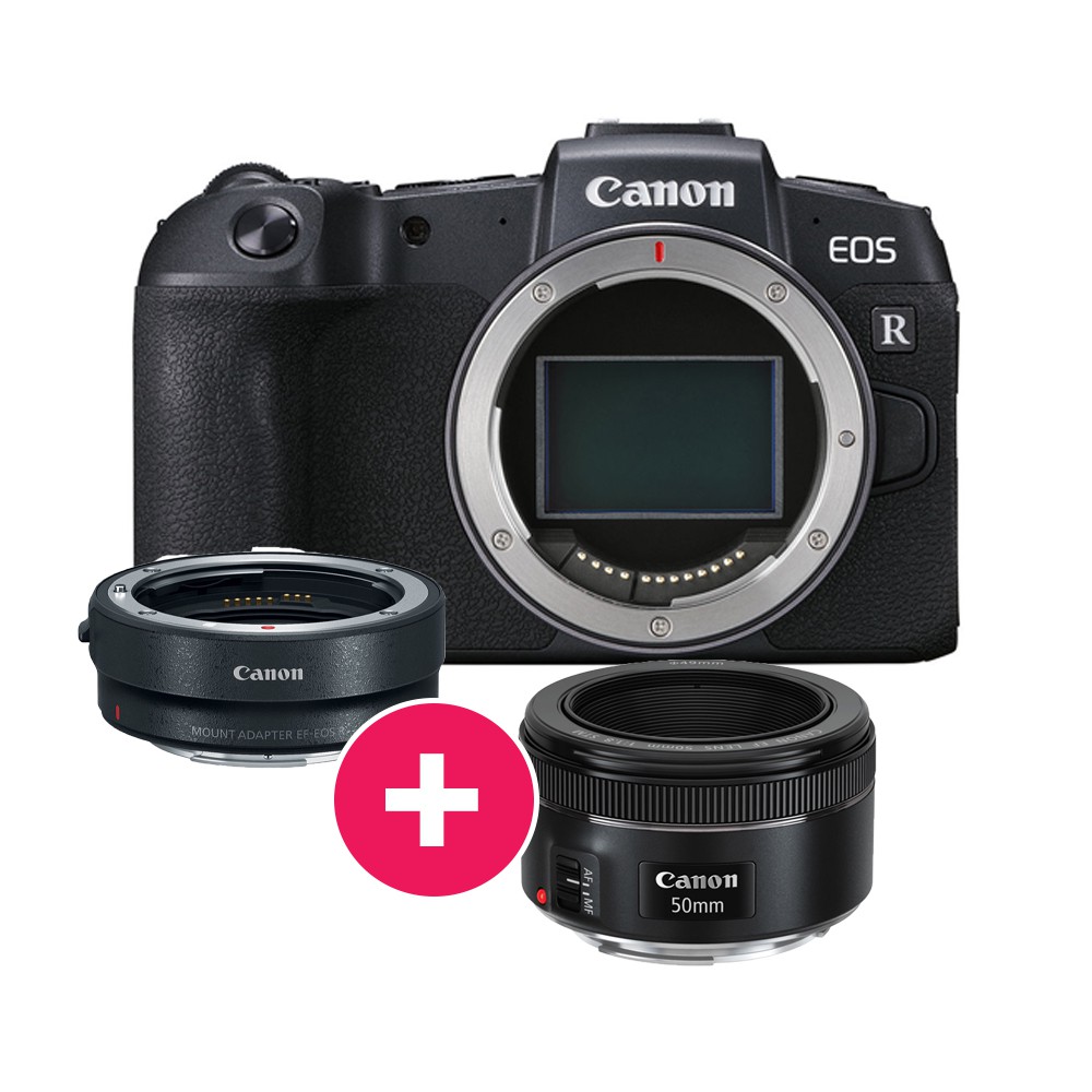 Canon กล้อง EOS RP Mount Adapter พร้อม EF50f/1.8STM (ประกันศูนย์ Canon ...