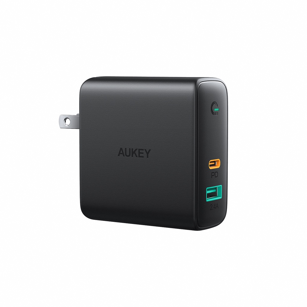 AUKEY PA-D3 หัวชาร์จเร็ว 60W Dynamic USB-C Power Delivery 60W และ AiPower Fast Charge ช่อง รุ่น ...
