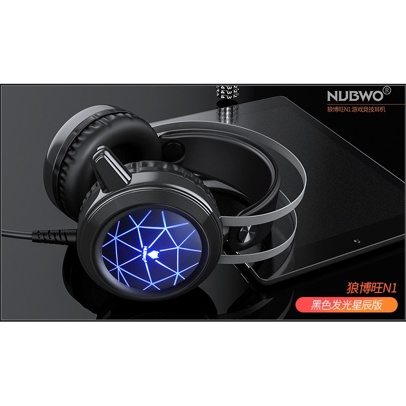 Over-Ear Headphones NUBWO N1 gaming headset PC/PS4/PHONE Computer wired ...