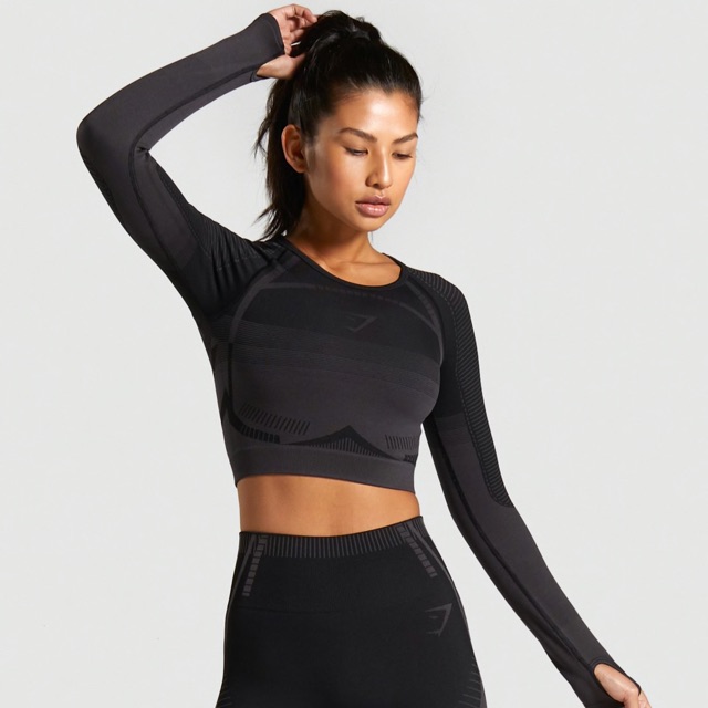gym shark Crop top รุ่น Geo Seamless - bpstore.loei - ThaiPick
