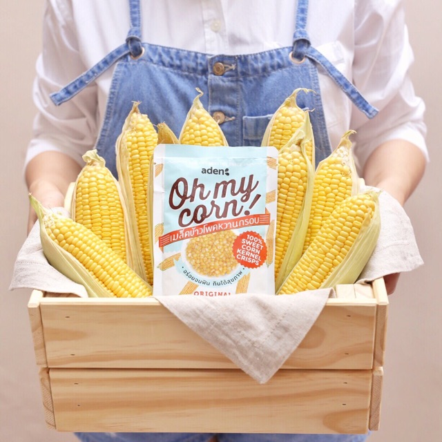 Oh my corn ข้าวโพดหวานกรอบ Original 30g x 12 ซอง - ohmycorn - ThaiPick