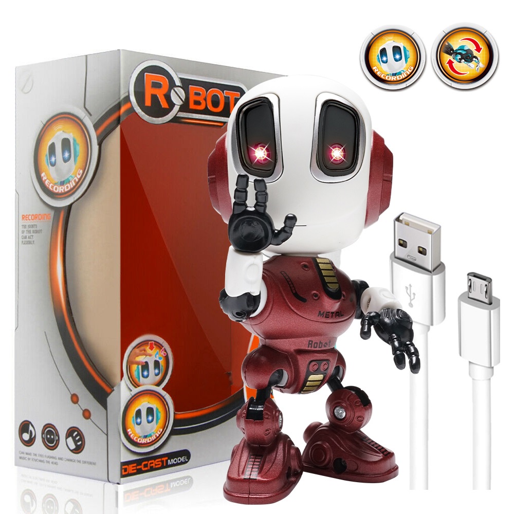หุ่นยนต์ควบคุมระยะไกลCharging Robots Toys Mini Talking Smart Robot For ...