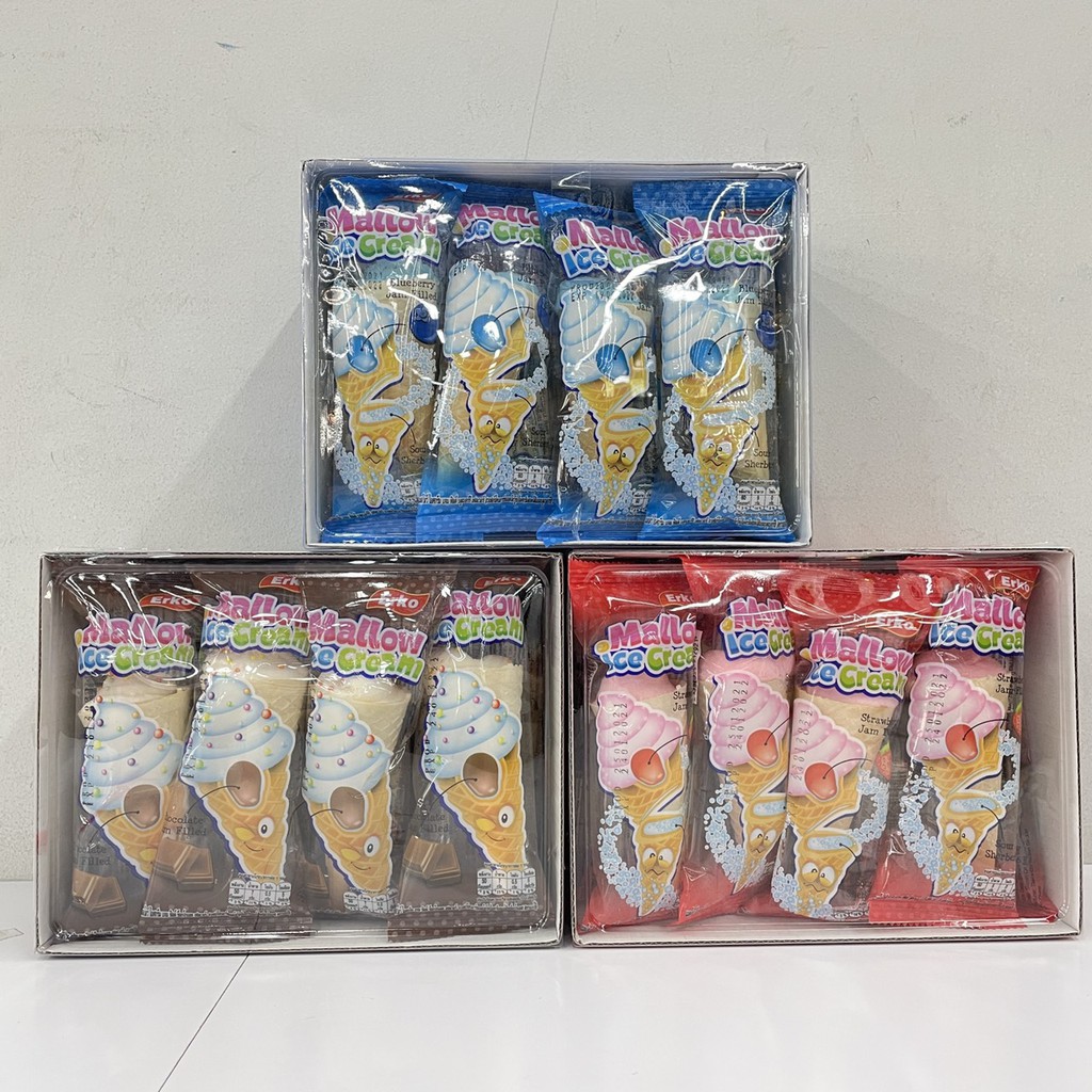 (มี 3 รสชาติ) Erko Mallow Ice Cream Jam Filling แมลโลว์ ไอศกรีม แจม ฟิล ...