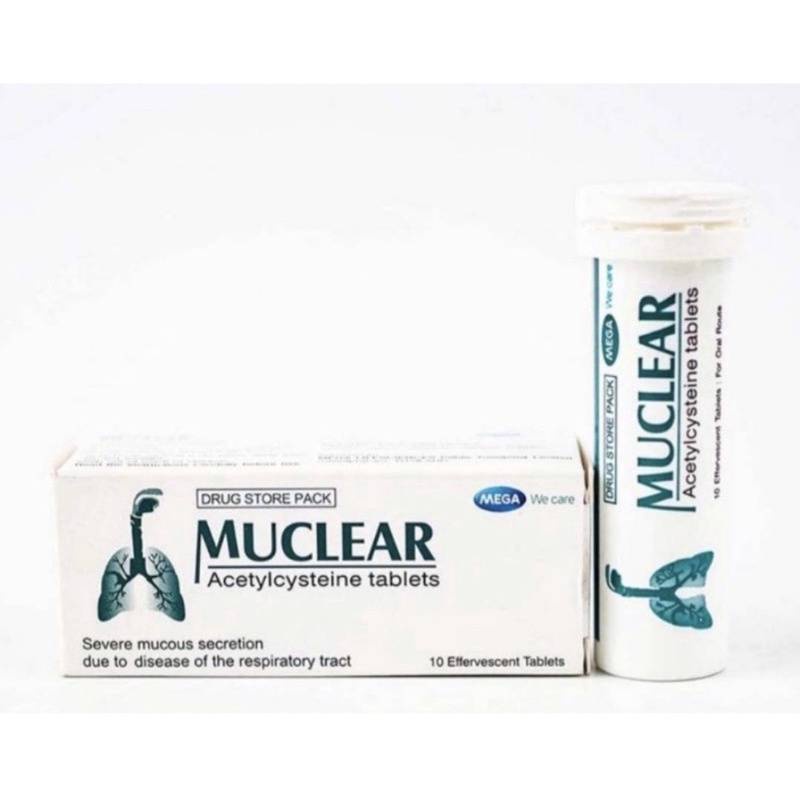 Muclear 600mg มิวเคลียร์ เม็ดฟู่ละลายเสม หะ 10 เม็ด - pharm.store ...
