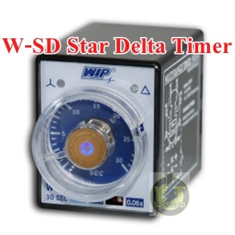W-SD15 220V. WIP Star-Delta Timer 0-15 Sec. - vtpower - ThaiPick