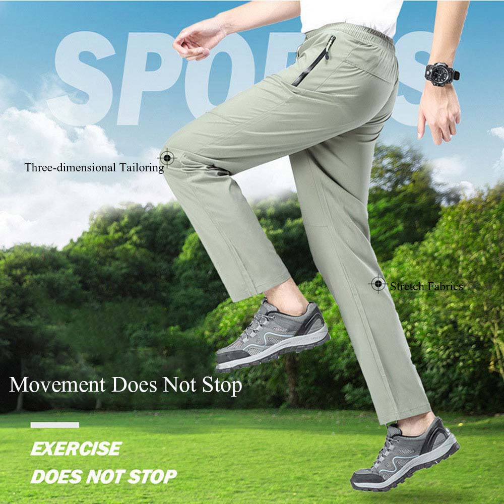 Breathable Hiking Pants Men Summer Stretch Quick Dry Outdoor Male ...