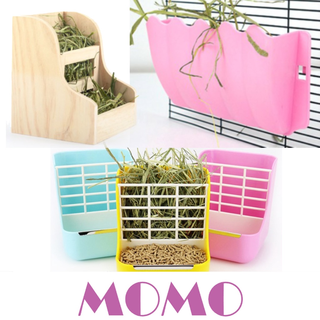 MOMO ที่ให้อาหารกระต่าย แกสบี้ รางใส่หญ้า Carno Rabbit Food Grass Bowl ...