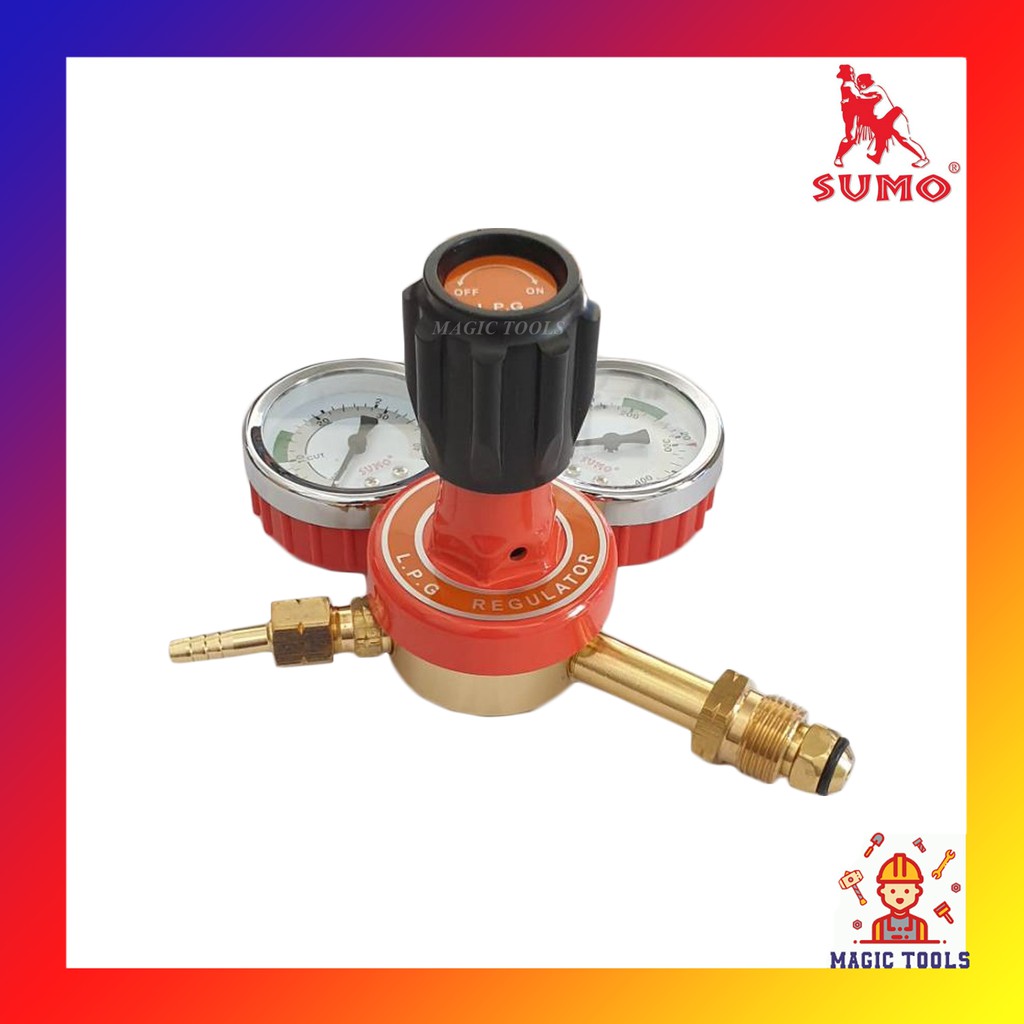 SUMO เกจ์แก๊ส LPG เกจแก๊ส เกจ์ปรับแรงดันแก๊สLPG สำหรับถังแก๊สLPG เกย์ ...
