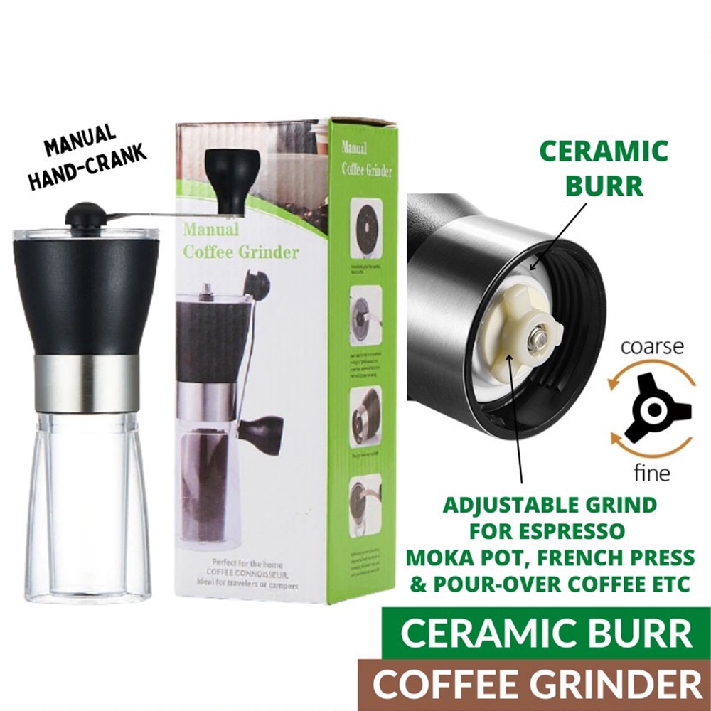 เครื่องบดกาแฟManual Coffee Grinder Ceramic Grinding Core Grind eer ...