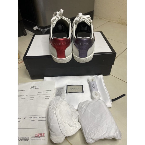 Gucci Ace Dig:Cat ???????? 36 โอเวอร์ไซด์ 38 วัดซอฟ 24.5Cm Er37-38 ...