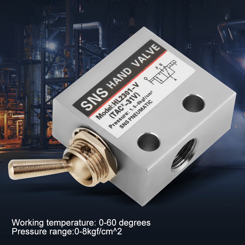 [Ready Stock] Valve Toggle Pneumatic Position HL2301 Switch 2 3 ...