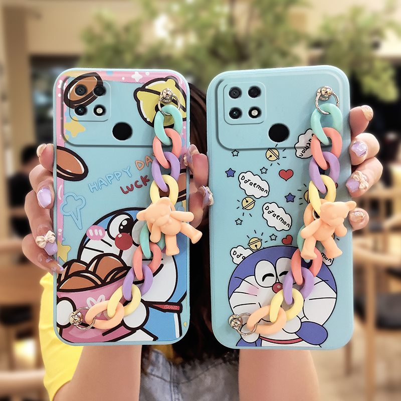 Solid color Cartoon Phone Case For Xiaomi Poco C40 soft shell Skin feel ...