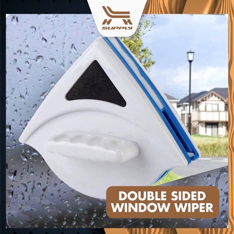 LH Double Sided Magnetic Window Glass Cleaner Home Wiper Surface ...