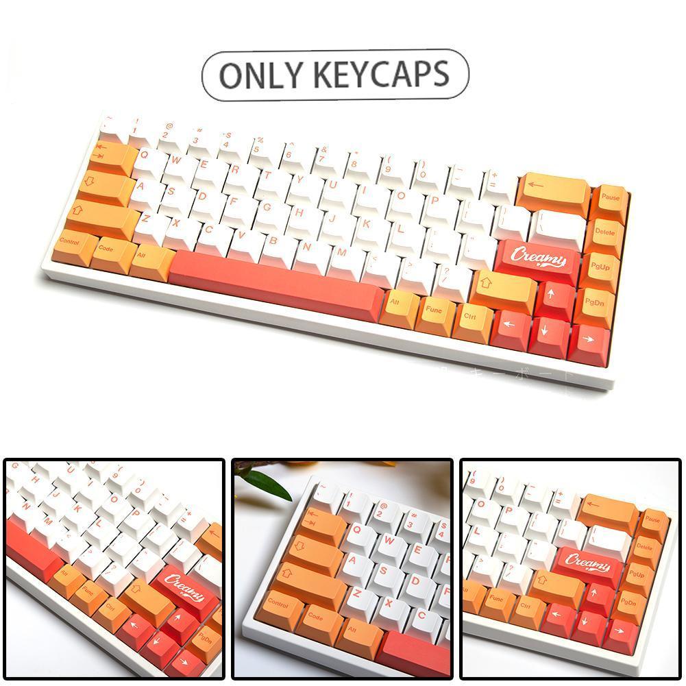 แป้นพิมพ์คอมพิวเตอร์ For Gmk Peach Keycaps Pbt Sublimation Process ...