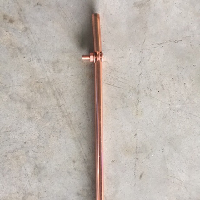 Red anodized ground rods, 50mm long copper rod loading | Shopee Thailand