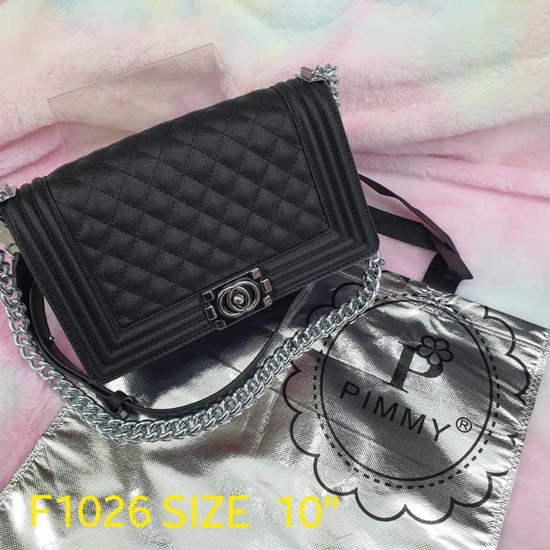 กระเป๋า Pimmy Boy size 10 งานสวยมาก พร้อมถุงแบรนด์ - fashionbag_4289 - ThaiPick