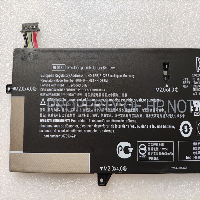 Original BL04XL L07041-855 L07353-541 HSTNN-UB7N Laptop Battery For HP ...