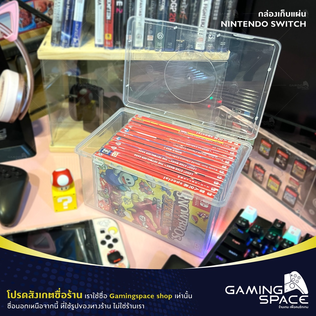 เคสตลับเก็บเกม Nintendoswitch Case Card Storage Box กล่องเก็บ ใส่ได้ 24 ...