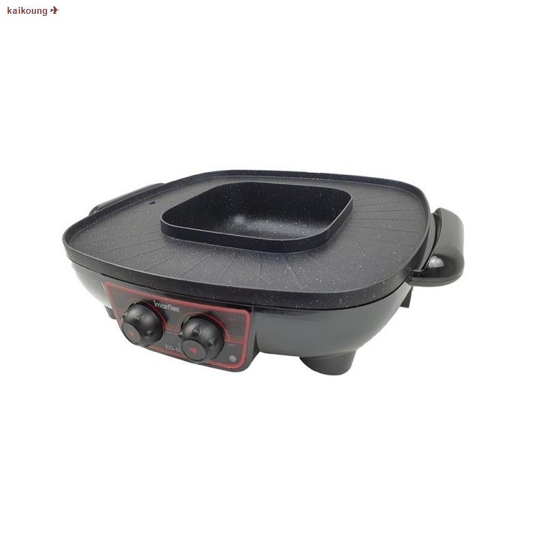 จุดประเทศไทยIMARFLEX เตาปิ้งย่างพร้อมหม้อต้มไฟฟ้า 1800วัตต์ รุ่น EG-660 - kaikoungshop6 - ThaiPick