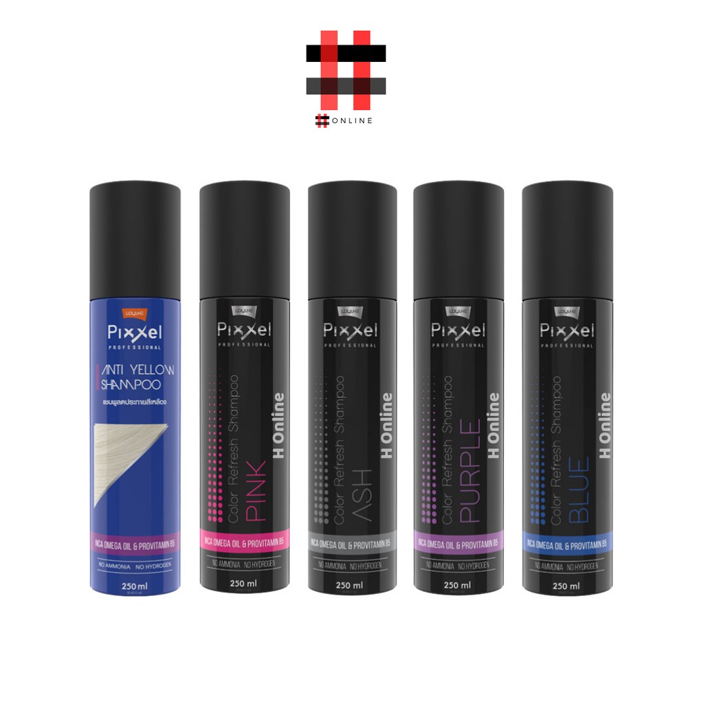 Lolane pixxel color refresh shampoo แชมพูเติมประกายสี | Shopee Thailand