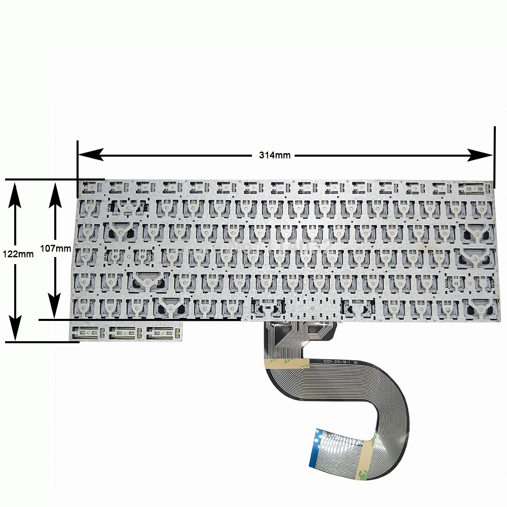 แป้นพิมพ์คอมพิวเตอร์ New Brabrazilian Brazil Keyboard For Positivo ...