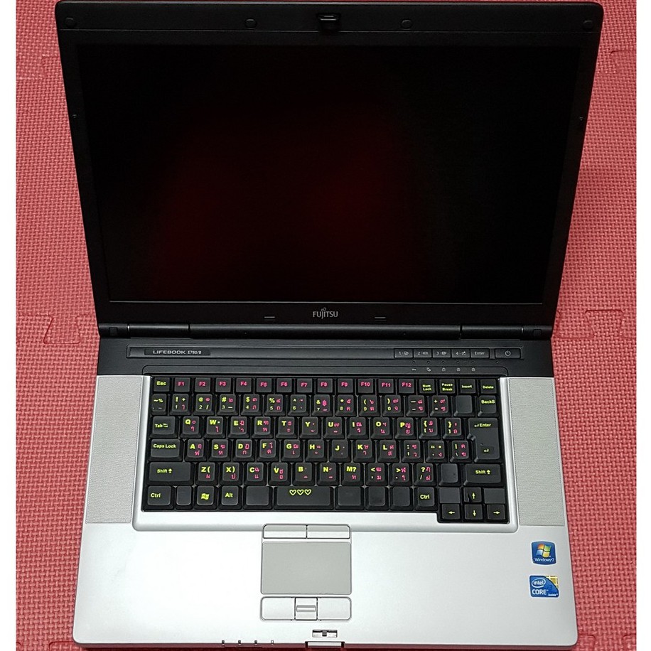 โน๊ตบุ๊คมือสอง Notebook FUJITSU E780/B(Core i3 M380/2.53GHz)HDD:160gb ...
