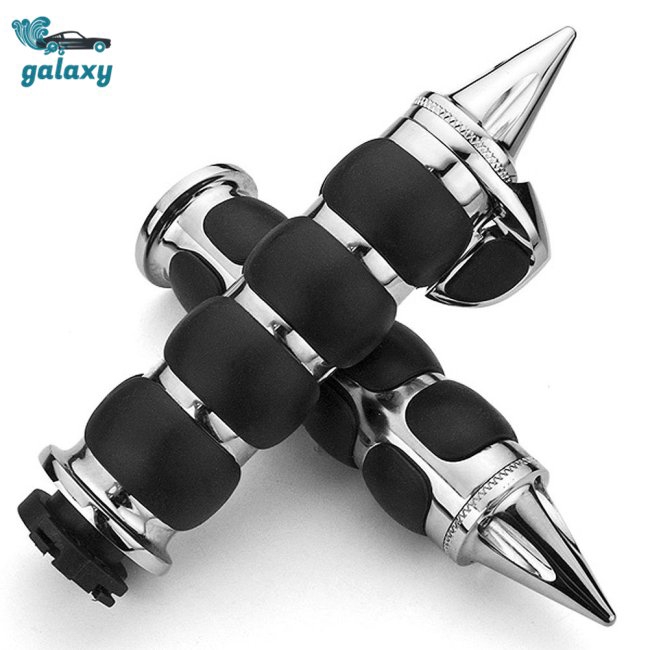 2PCS Motorcycle Handlebar Grips with Cruise Button Non-slip Hand Grip ...