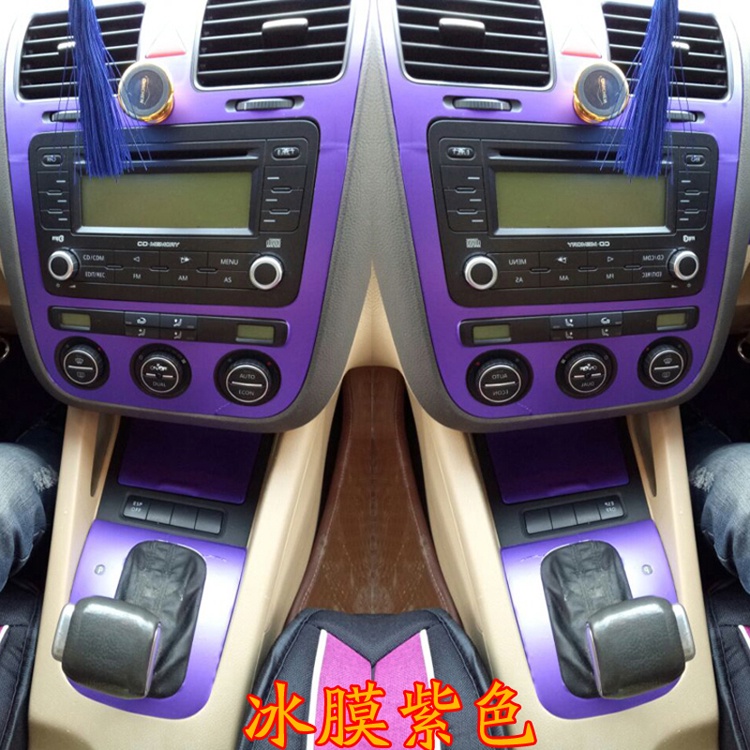 ฟิล์มสติกเกอร์คาร์บอนไฟเบอร์ ติดช่องแอร์ ตกแต่งภายในรถยนต์ Mk5 Goif 5 ...