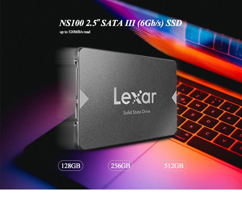 Lexar SSD NS100 512GB 256GB 128GB High Performance Computer Internal ...