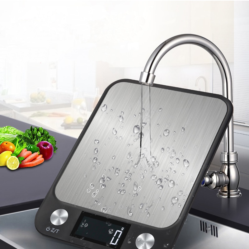 please COD Digital Multi-function Food Kitchen Scale 5kg/1g Stainless ...