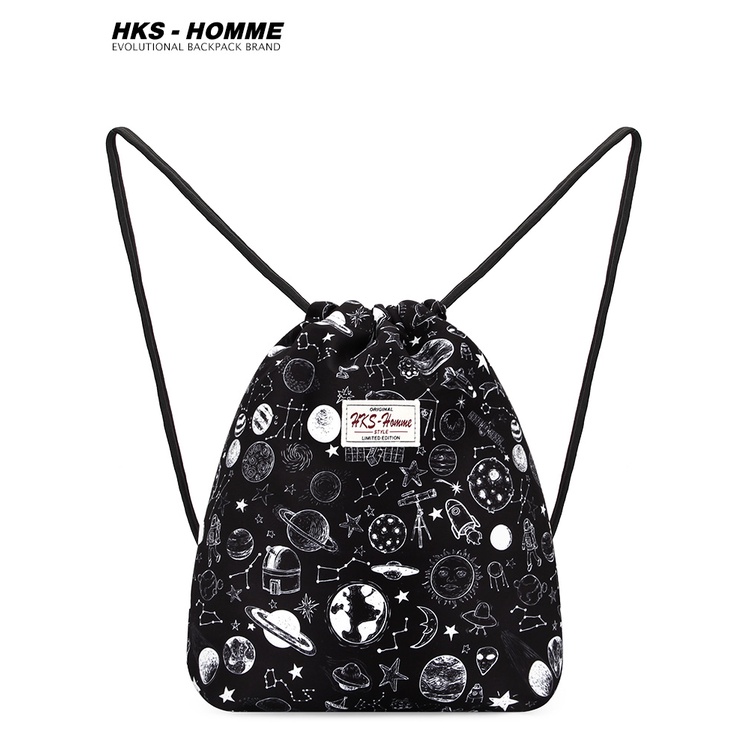 พรีเมี่ยมคุณภาพ LV UTILITY DRAWSTRING BACKPACK (ไม่มีกล่อง) CD100165 ...