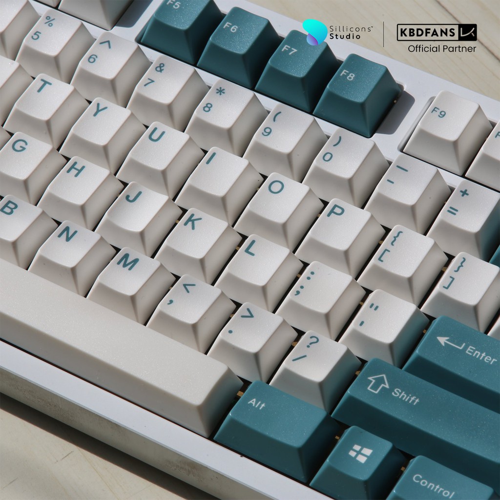 (KBDFans) Keycap set ENJOYPBT ABS DOUBLESHOT - sillicons - ThaiPick
