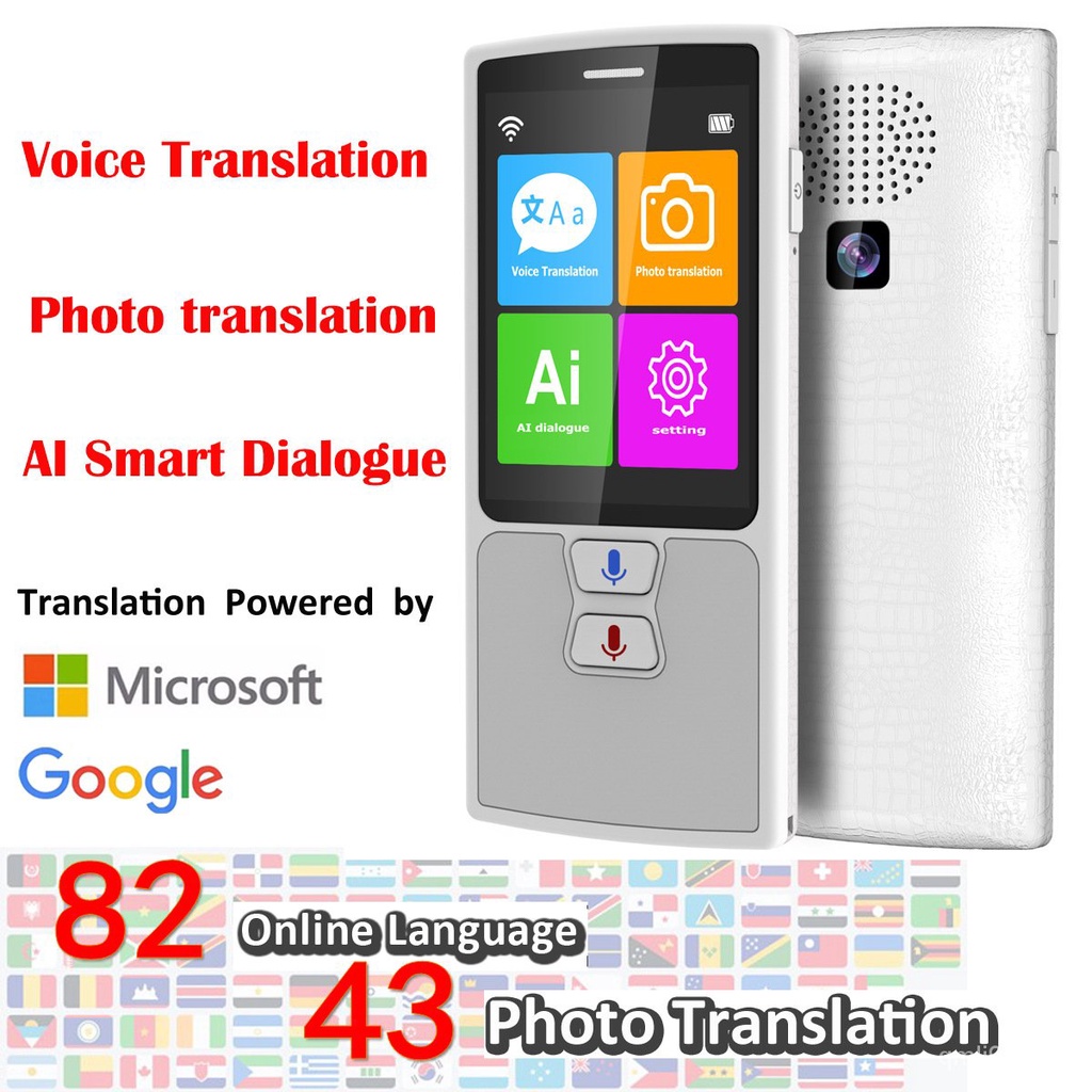 Voice translator Photo translation 82 Languages AI Smart Dialogue Learn ...
