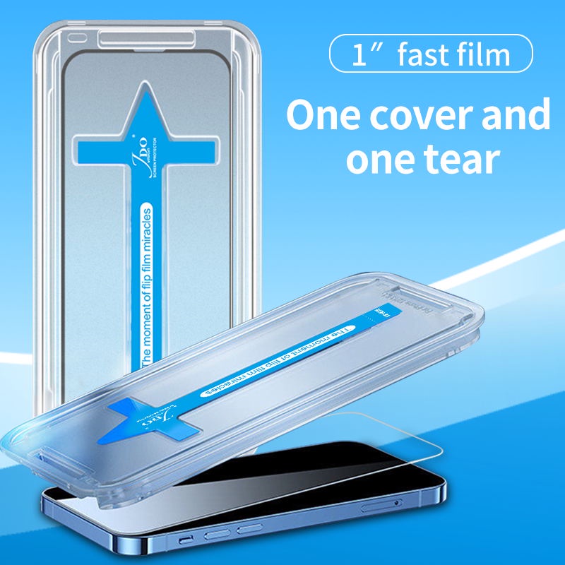 ฟิล์มกระจกเต็มจอ for iphone 13Promax 1313pro 12 pro max พร้อมบล็อคติด ...