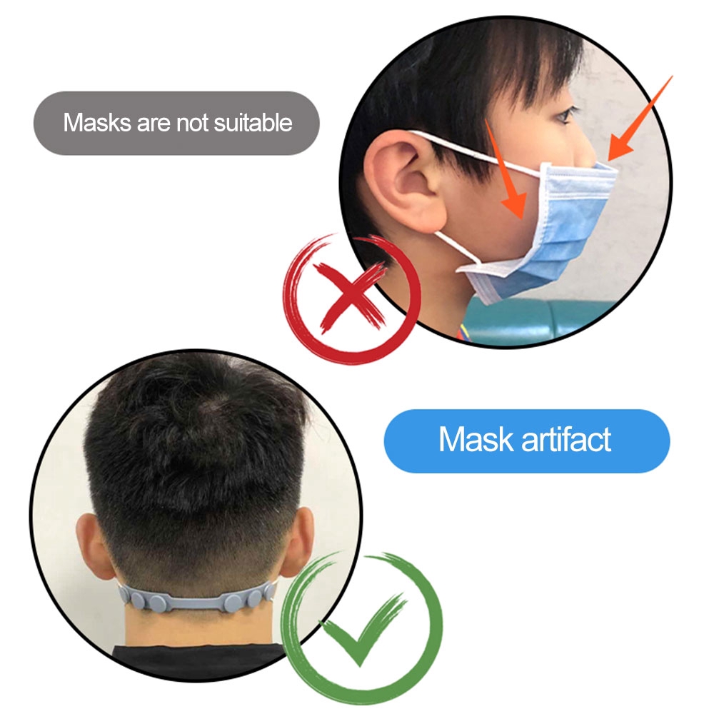 High Quality Silica gel Face shield hook earmuffle artifact adjustable ...