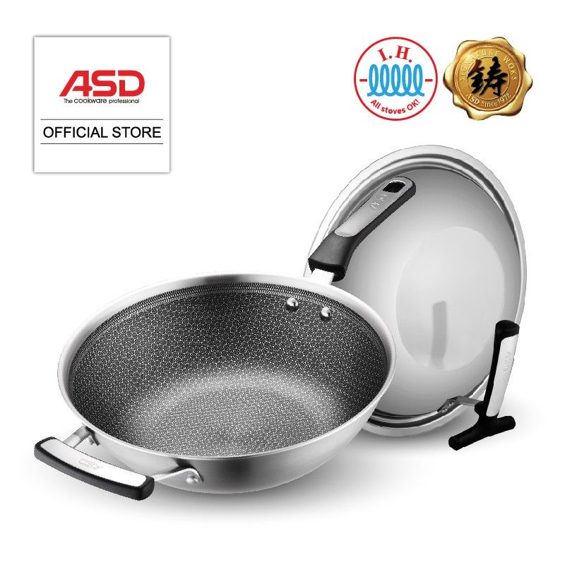 Original ASD Hybrid 3-Ply 30Cm Hex-Wok HP30HHW | Shopee Thailand