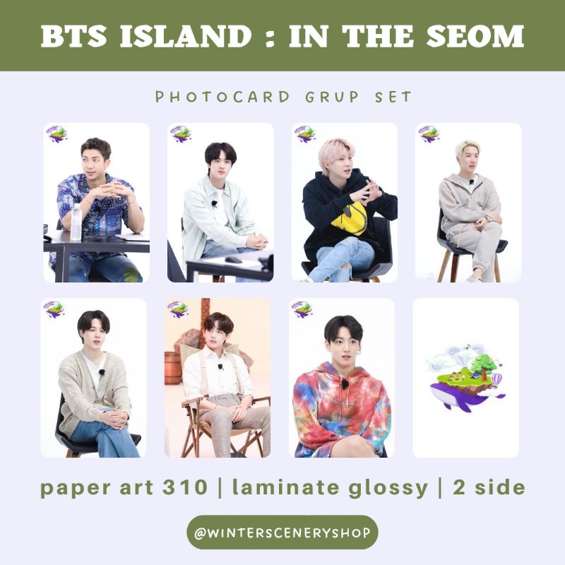 โฟโต้การ์ด BTS - BTS Island In The Seom - botaeheshop.th - ThaiPick