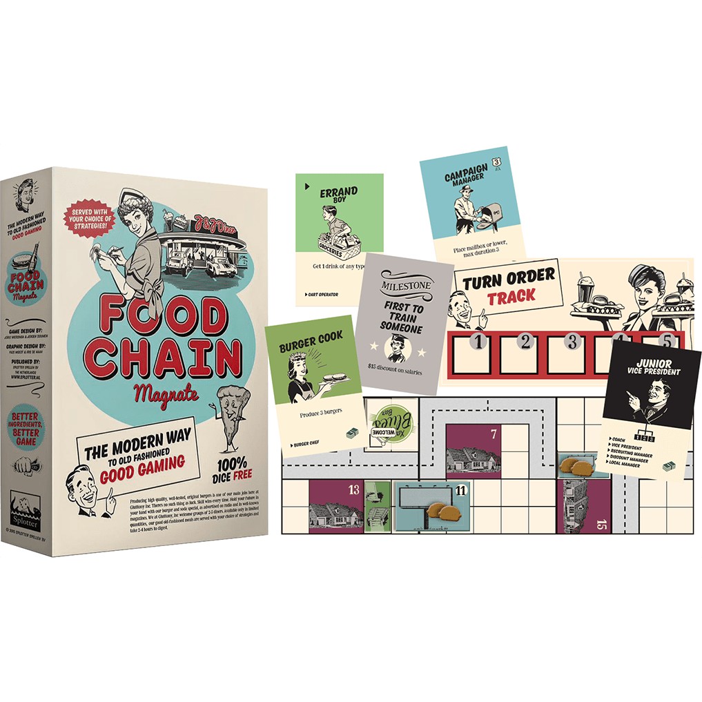 Food Chain Magnate Boardgame ของแท้พร้อมส่ง - fbiboardgame - ThaiPick