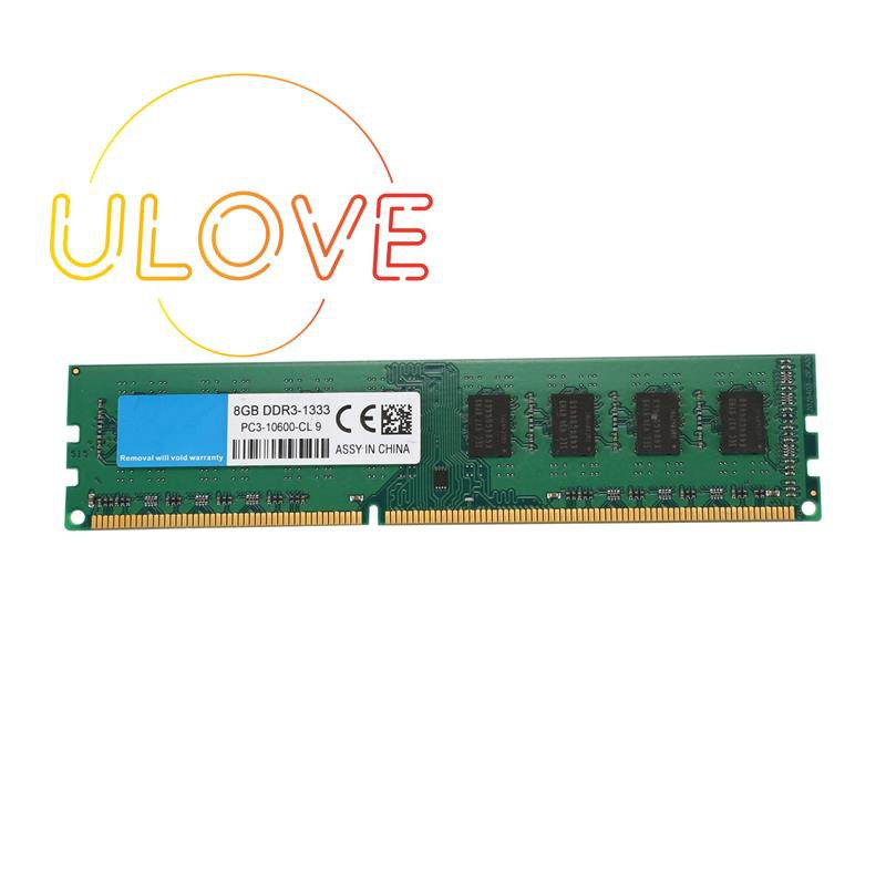 DDR3 8GB Memory RAM PC3-10600 1333Mhz Desktop Memory DIMM for AMD ...