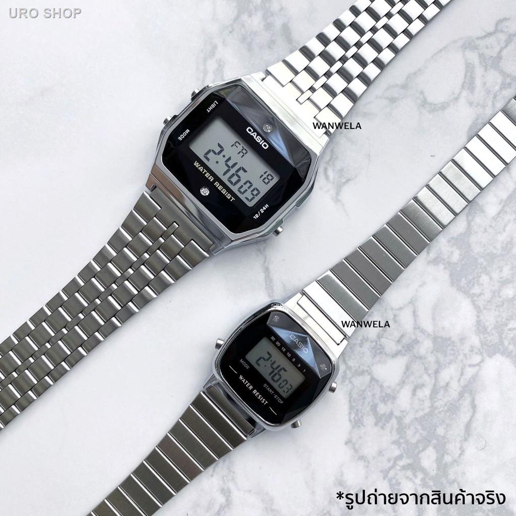 ของแท้ นาฬิกาข้อมือ Casio รุ่น A159 และ LA670 ประดับเพชร (A159WAD-1DF ...