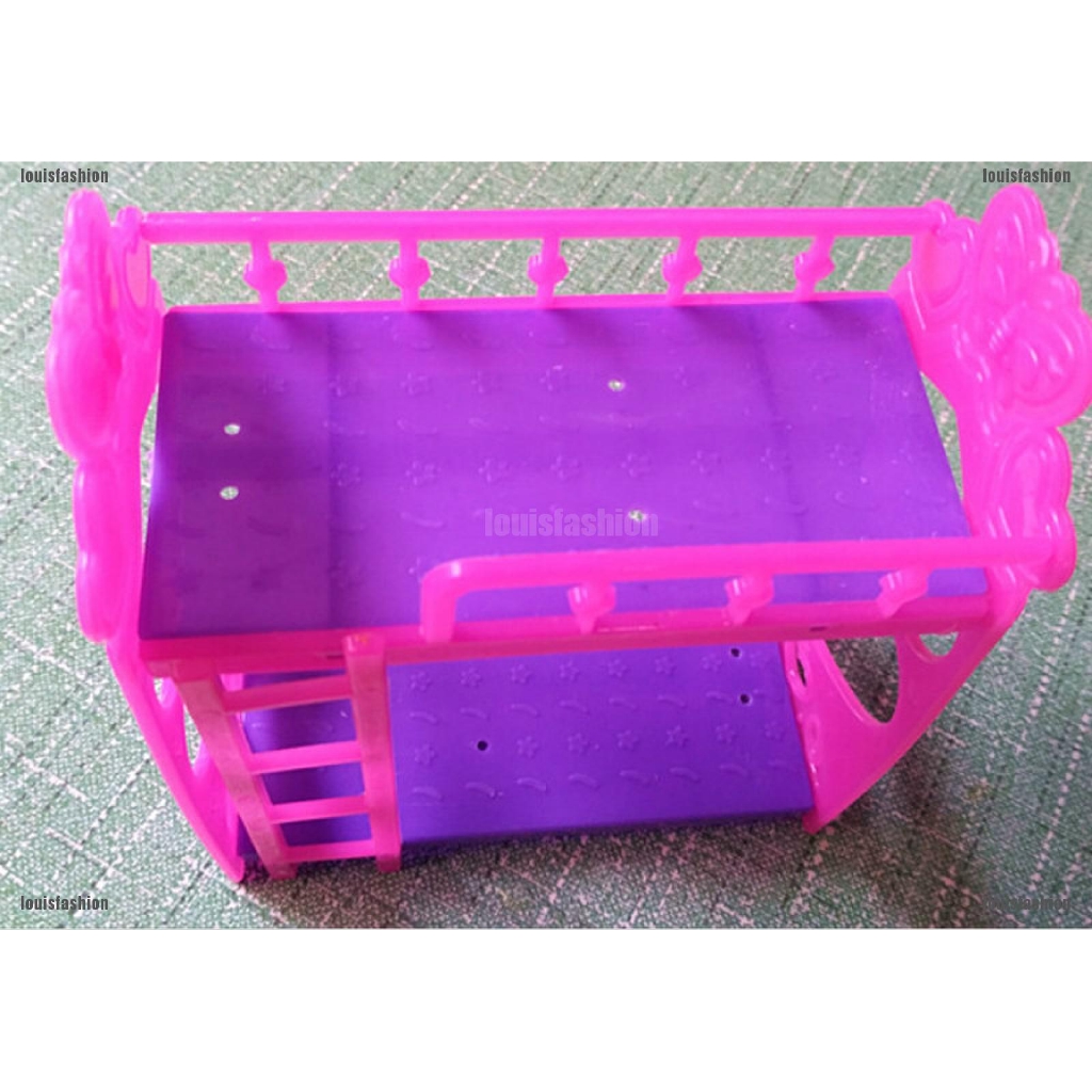 LFTH Fashion 1 Set Barbie Beds With Ladder Bedroom Furniture ...
