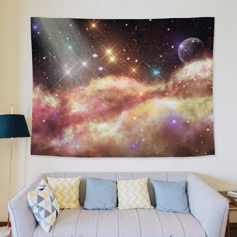 New ins style Nordic starry sky background cloth wall decoration wall ...